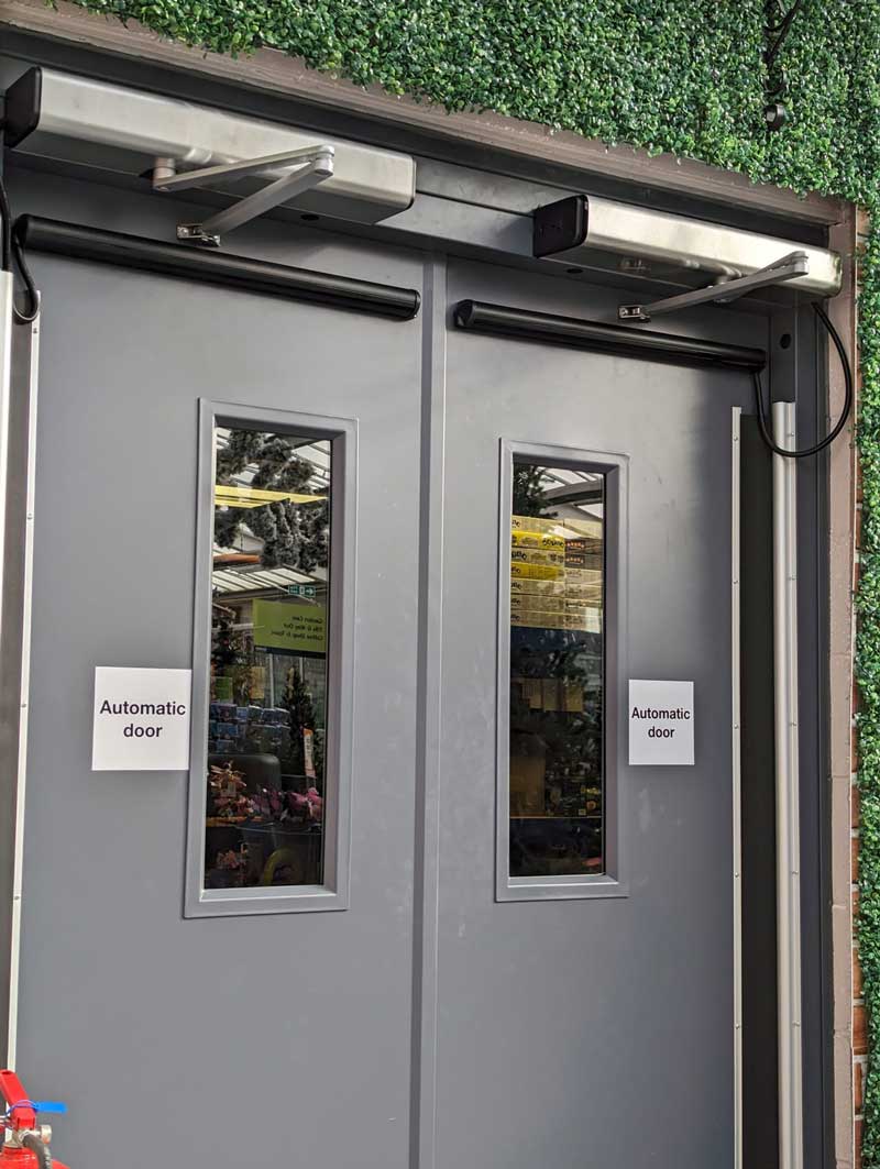 Gordale Garden Centre | Automatic Security Door