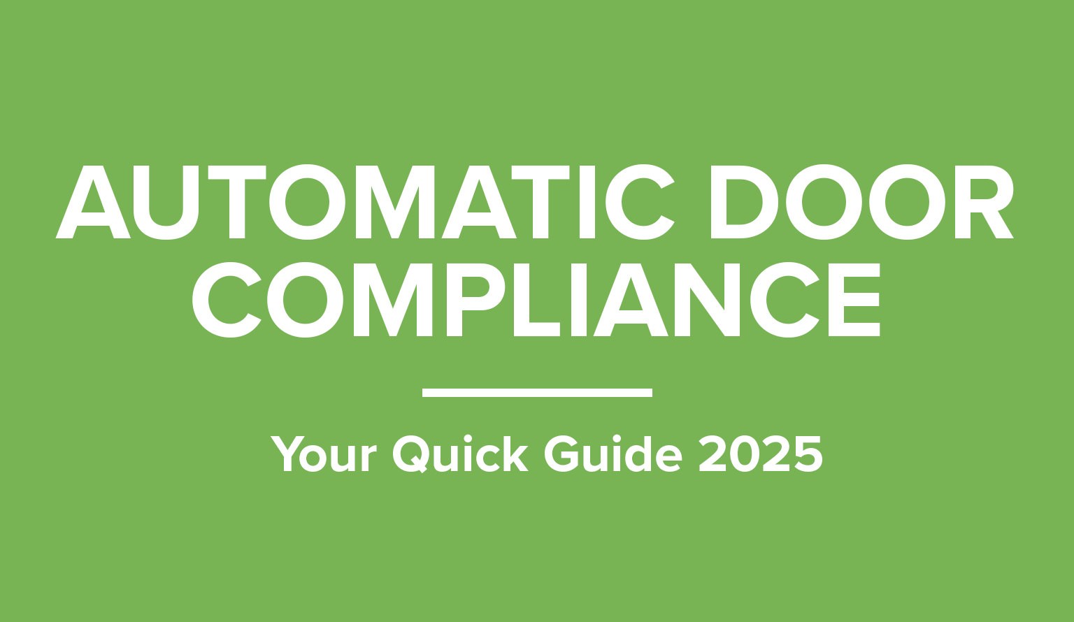 Invention of Automatic Doors | A Look Back In Time